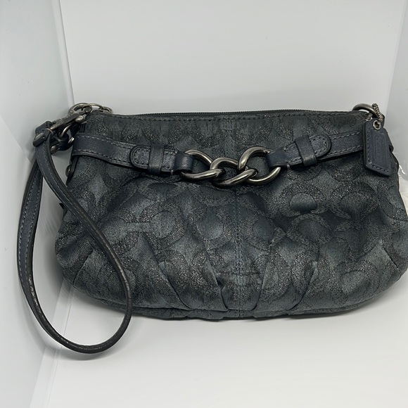 Coach | Accessories | Coach Brooke Op Art Ebony Diver Dark Gray With ...